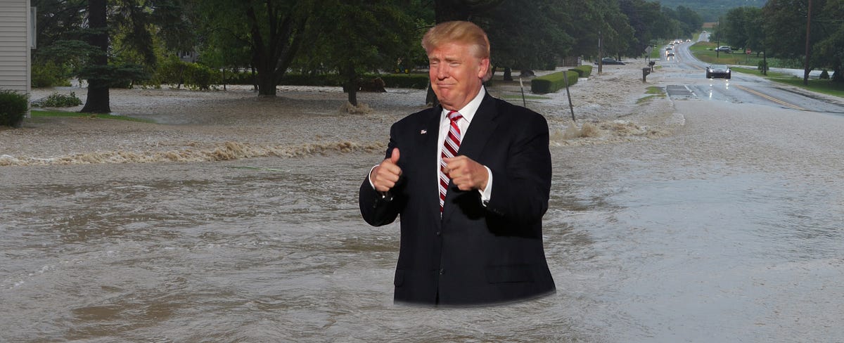 Drumpf Visits Ground Zero - The Haven - Medium