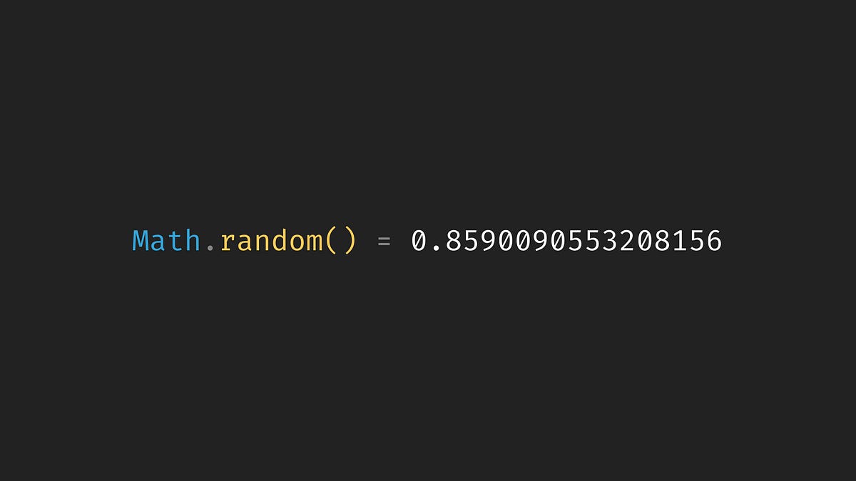 Random เเค่ไหนกับ Math.random(). จริง ๆ เเล้ว Math.random() ทำงานยังไง ...