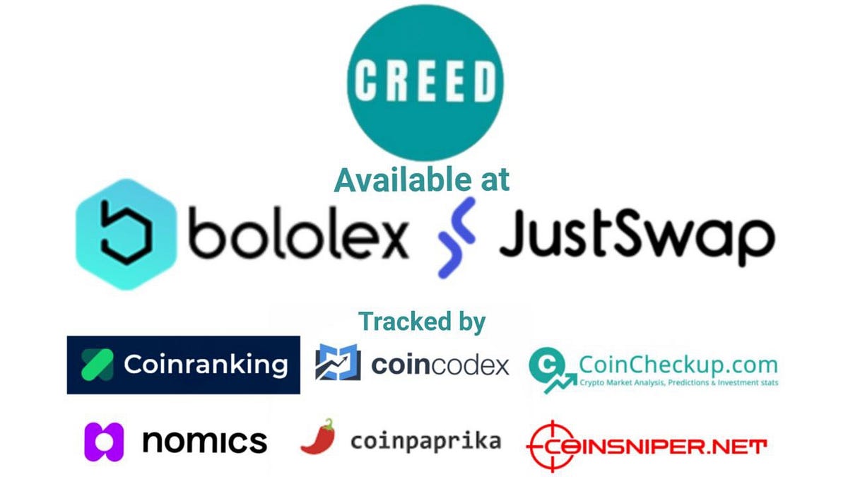 UPCOMING CREED WHITEPAPER UPDATES | by CREED FOUNDER | Aug, 2021 | Medium