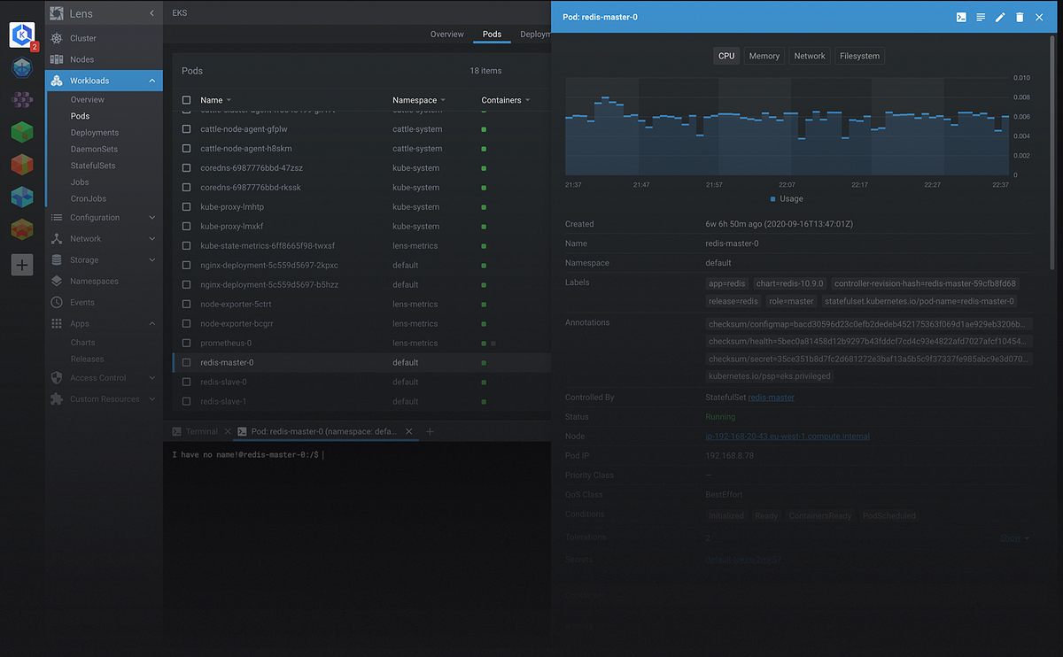 Lens — a Kubernetes IDE. In this post, we will look at… | by Magsther ...
