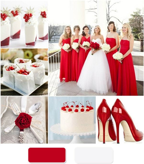 A Guide to Coordinating Color Combinations for Bride and Groom! | by ...