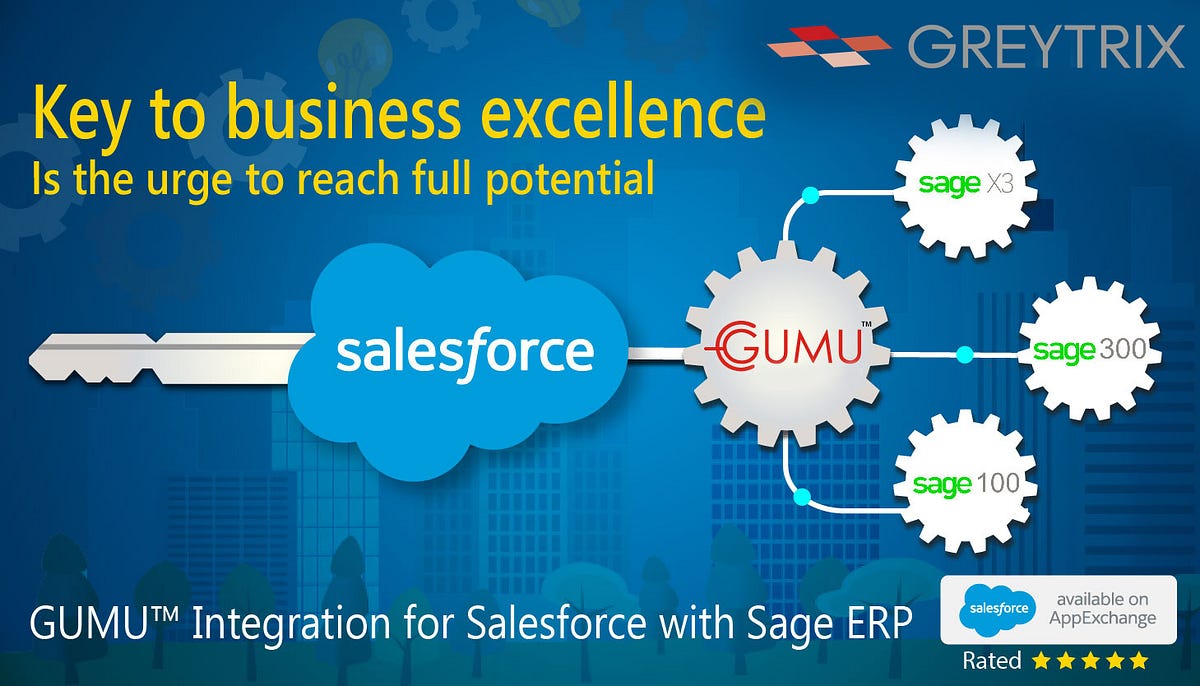 Salesforce Integration with Sage ERP — Sage X3 | Sage 100 | Sage 300 | by Greytrix | Medium