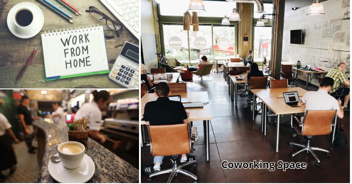 The Difference between Work from Home, Coffee Shop & a Coworking Space ...