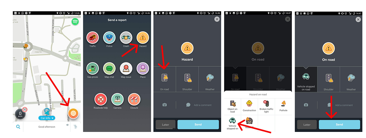 Reporting Hazards on Waze. An alternate solution to a cumbersome… | by ...