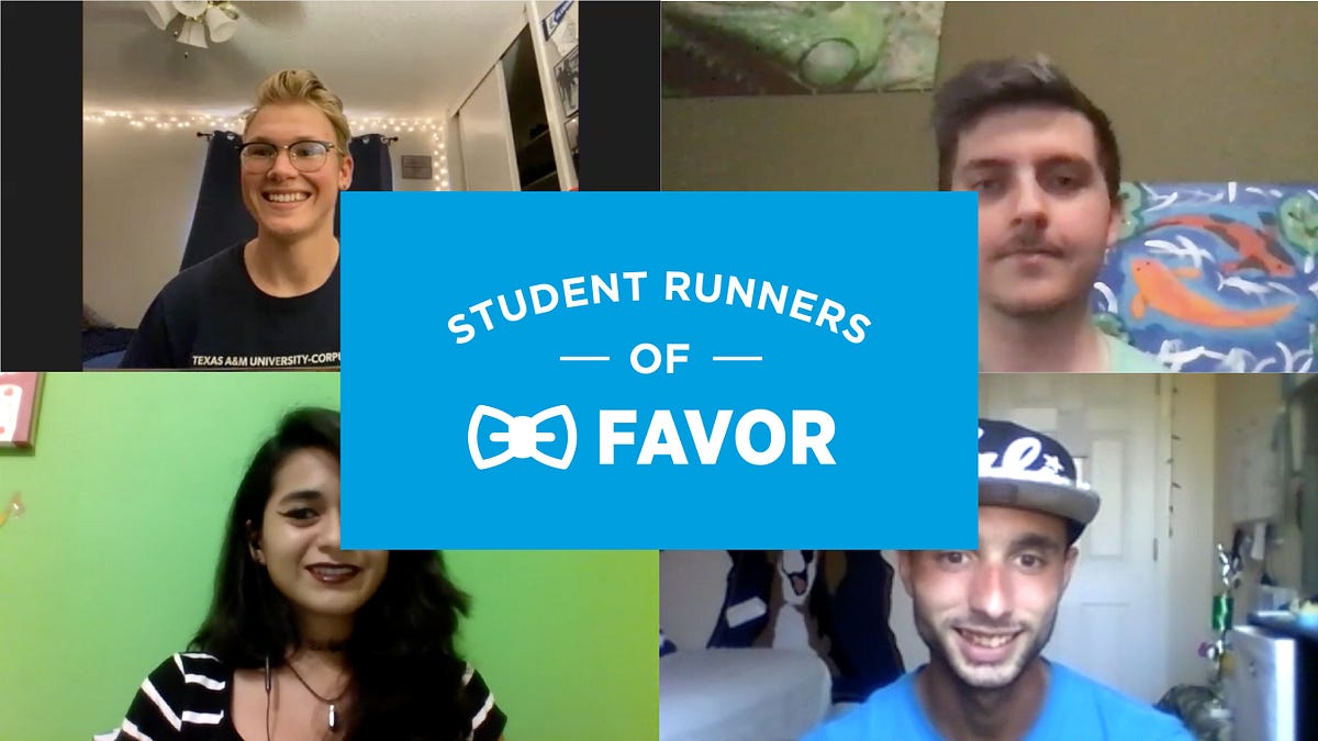 Student Runners of Favor. Meet four college students balancing… | by ...