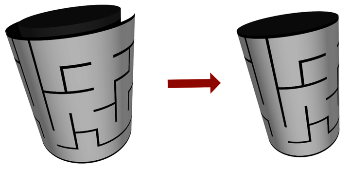 Cylinder Mazes | Mazes for Programmers by Jamis Buck | The Pragmatic Programmers
