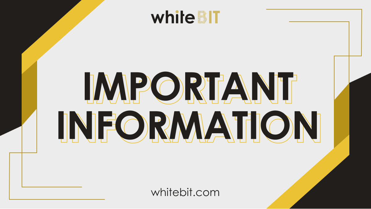 Attention users! - WhiteBIT - Medium