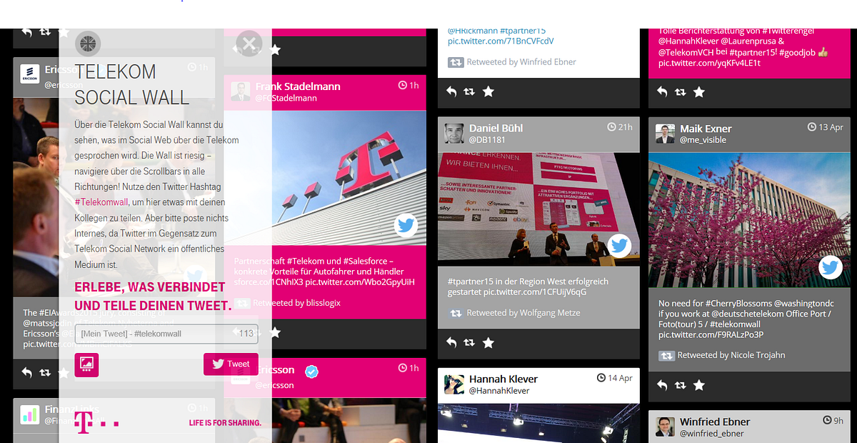 Social Walls @ Telekom. ++++++++++++ | by Arpagon Grosse Harmann | Medium