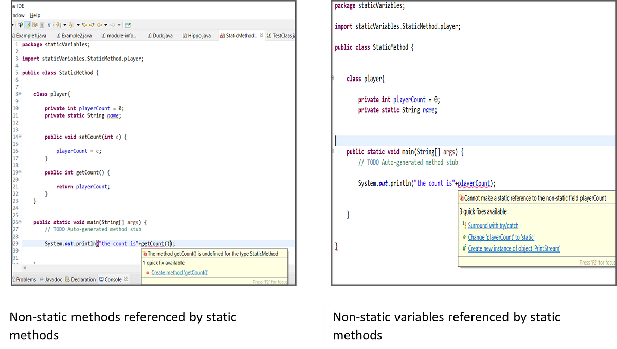 CHAPTER 10 : NUMBERS AND STATICS. STATIC METHODS | by Muhassan Faizal ...