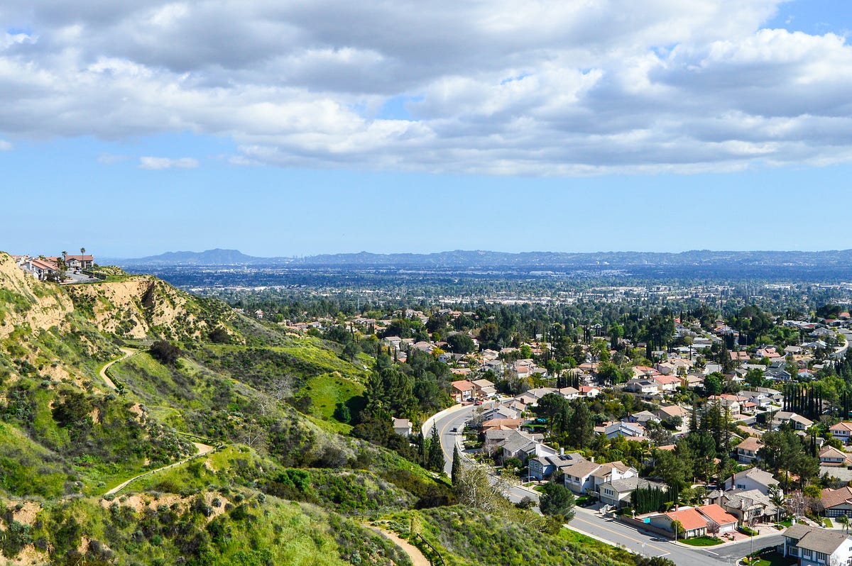 Winnetka, California…My Home. (View of the San Fernando Valley from ...