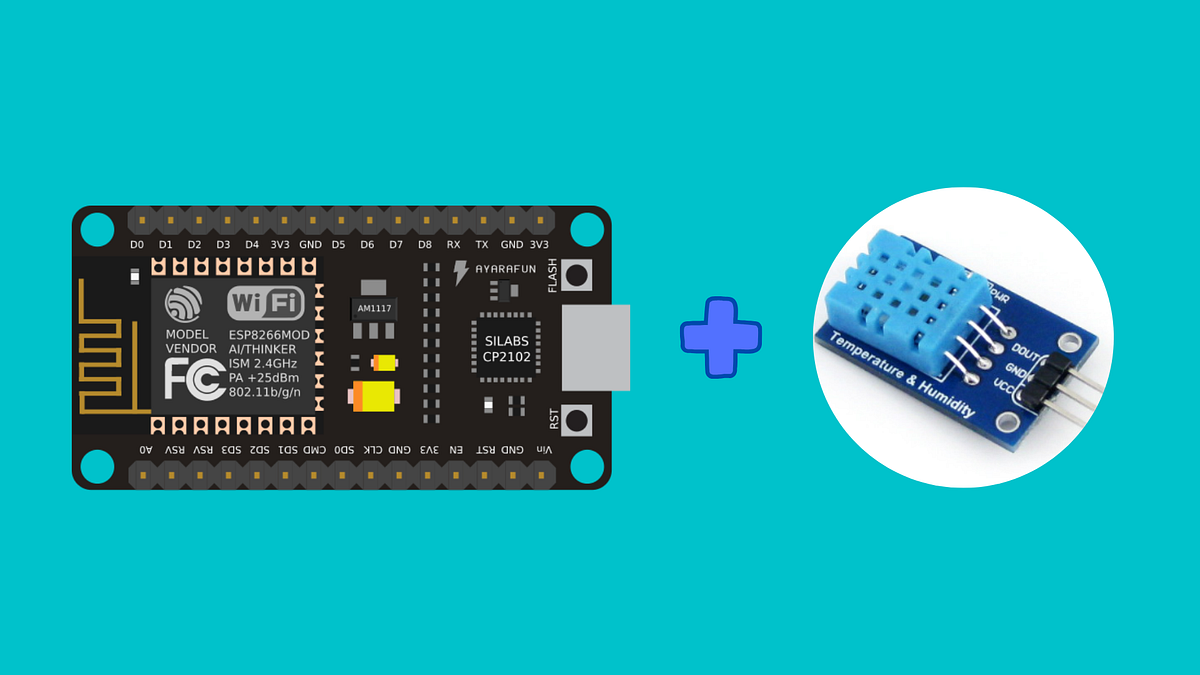NodeMcu with DHT11. Memonitoring suhu ruangan menggunakan… | by Mufti ...