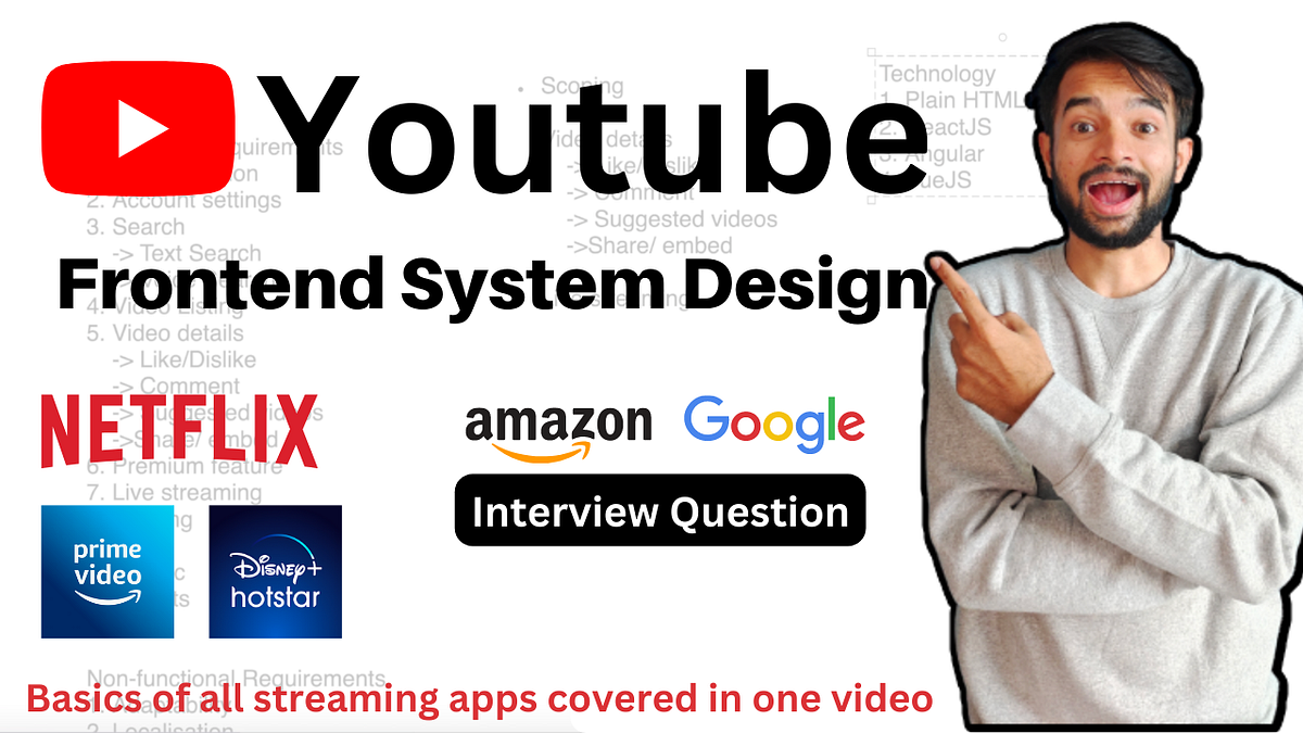 Youtube — System design, MAANG interview question. How live commenting ...