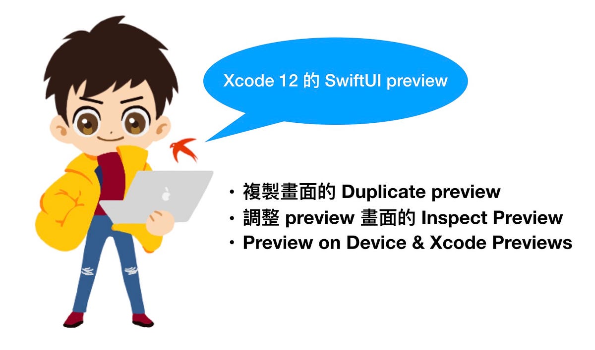 Xcode 12 的 Swiftui Preview Xcode 12 的 Swiftui Preview… By 彼得潘的 Ios