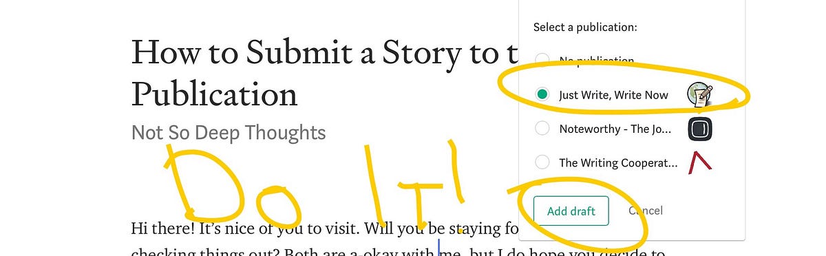 How to Submit a Story to this Publication | by Kaity Stone | Just Write ...