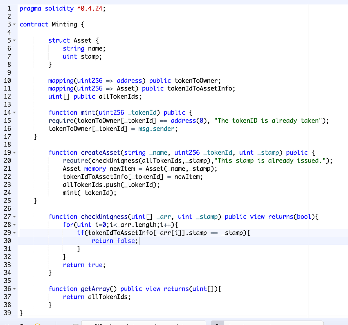 Udacity Blockchain Nanodegree: Creating unique metadata with Solidity ...