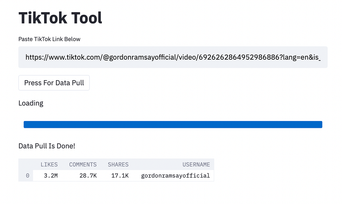 How To Build a TikTok Scraping Tool In Python! | by Manpreet Singh | Medium