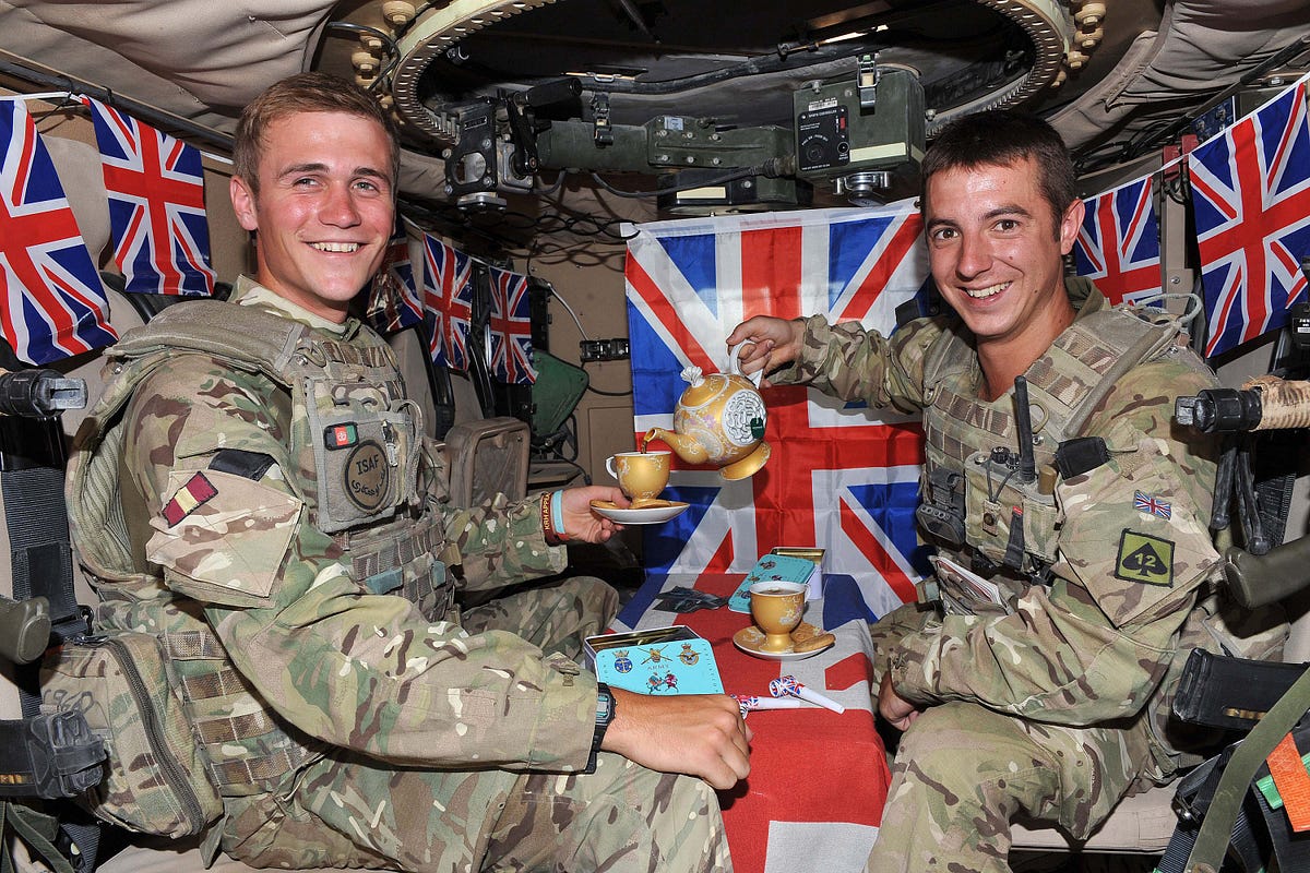 The British Perfected the Art of Brewing Tea Inside an Armored Vehicle ...
