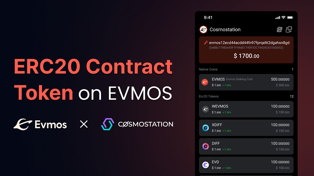 ERC20 Contract Token Assets. With the Cosmostation mobile wallet… | by Gorany JG | Cosmostation ...