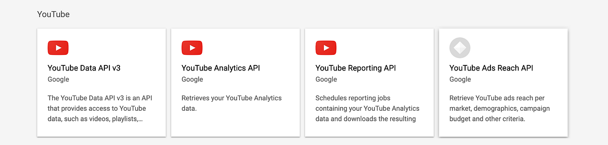 A Quick Walkthrough of the YouTube API (Javascript) | by Conor T Murphy ...