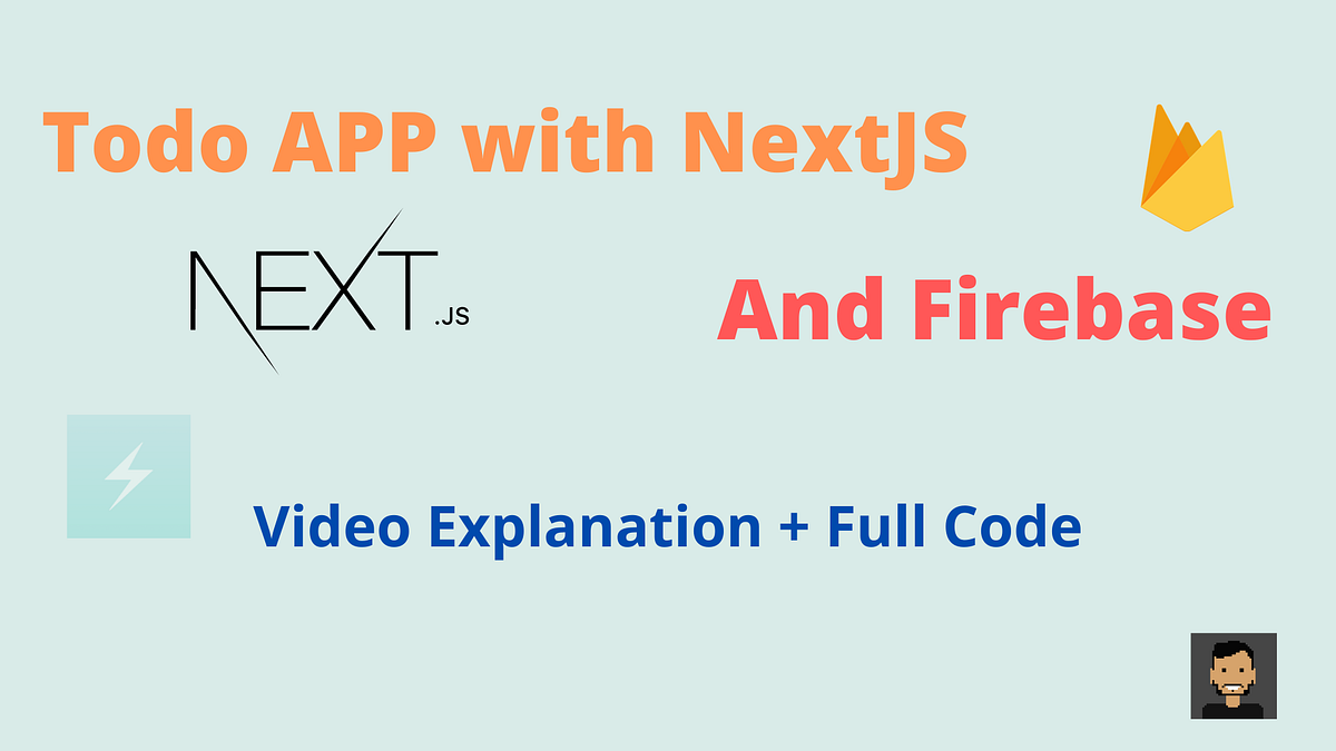 How To Create Todo App With Nextjs And Firebase Javascript In Plain