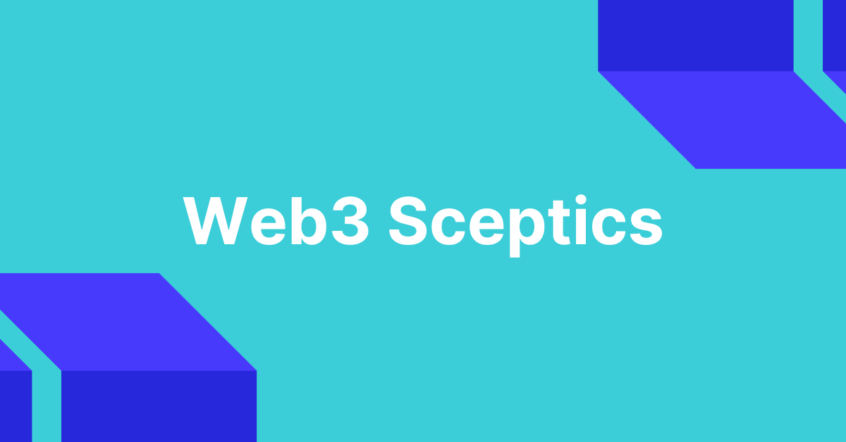 Web3 Sceptics. We’ve been here before — Just because… | by Conor | web3labs | Medium