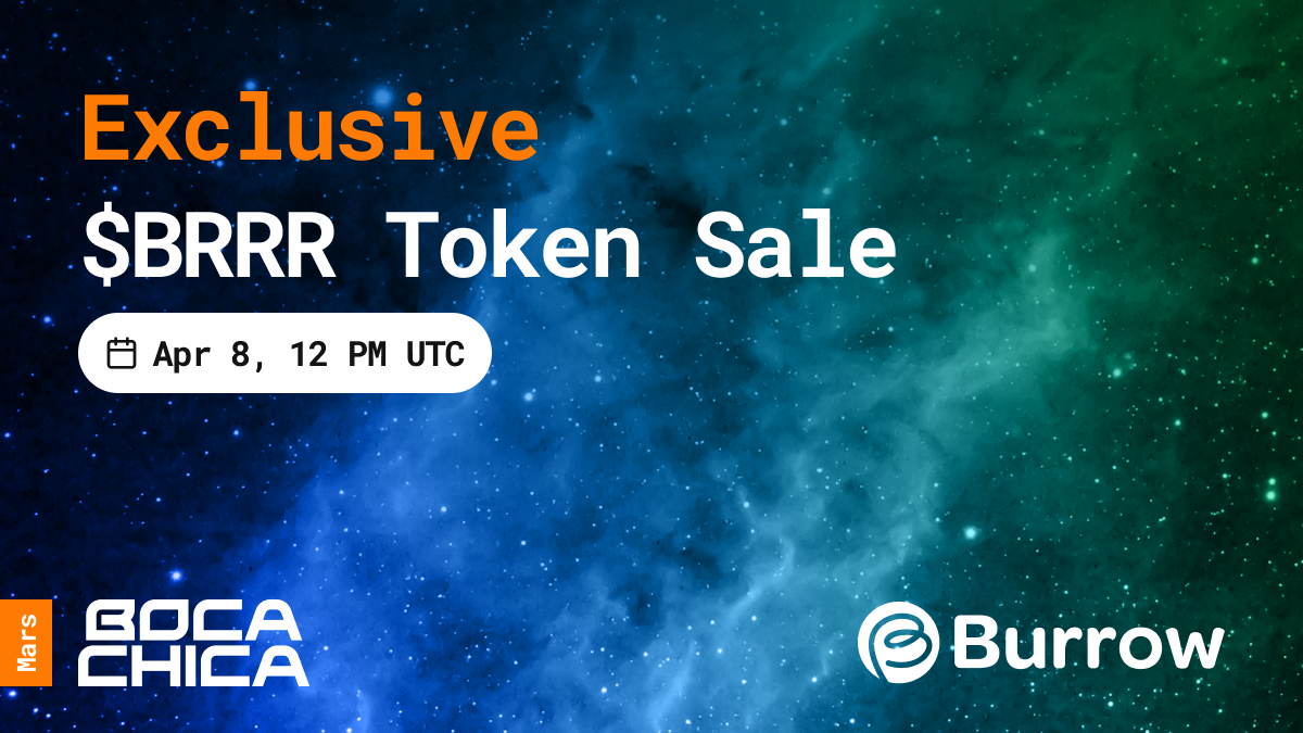 Exclusive $BRRR token sale on Boca Chica Mars | by Boca Chica | Boca ...