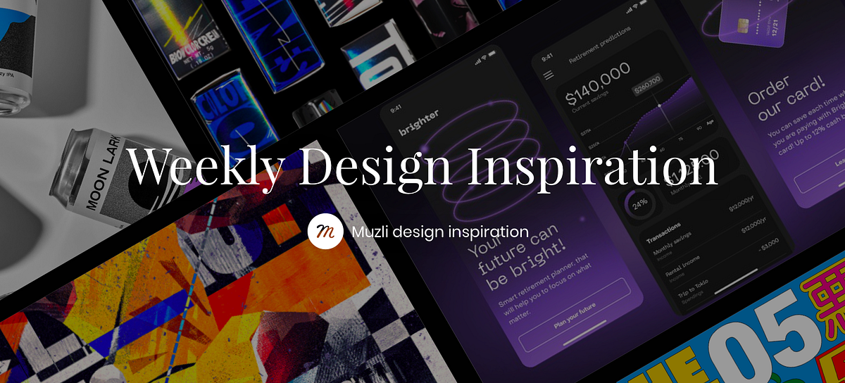 Weekly Design Inspiration #376 - Muzli - Design Inspiration