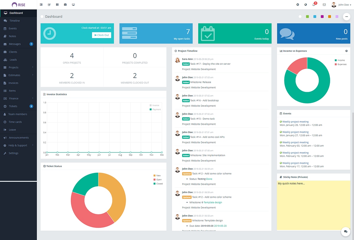 One of the best Best Project Management Systems on CodeCanyon | by Shankar Das | Medium