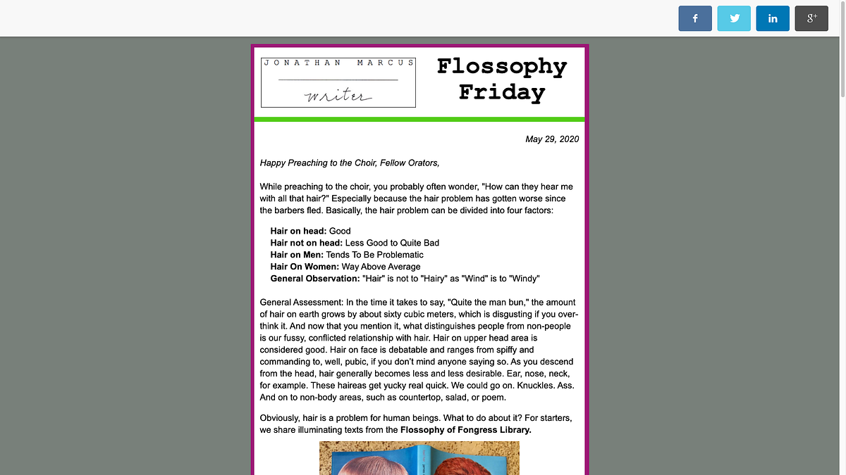 Flossophy Friday, May 29, 2020. Click here to read the rest of… | by ...
