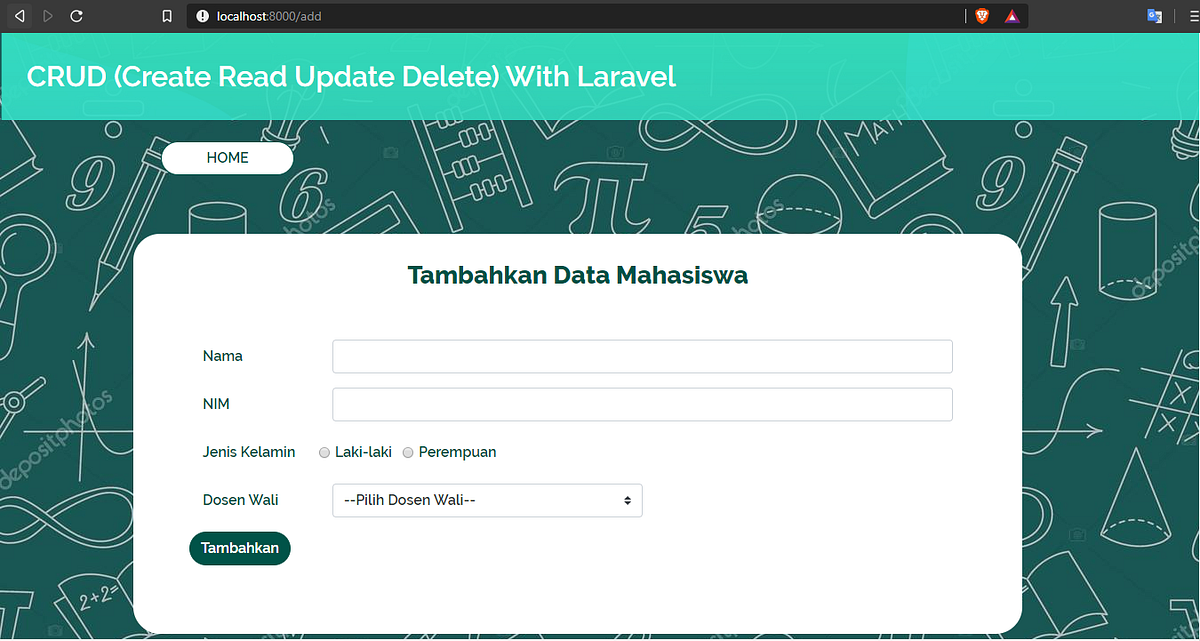 Tutorial Membuat CRUD Dengan Laravel | by Faried Risky | Medium