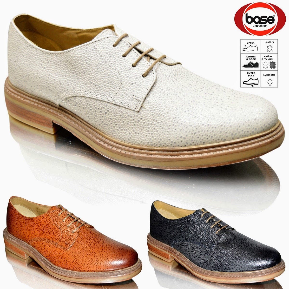 Mens 100 % Leather Italian Lace Up Wedding Dress Evening Brogues Formal ...