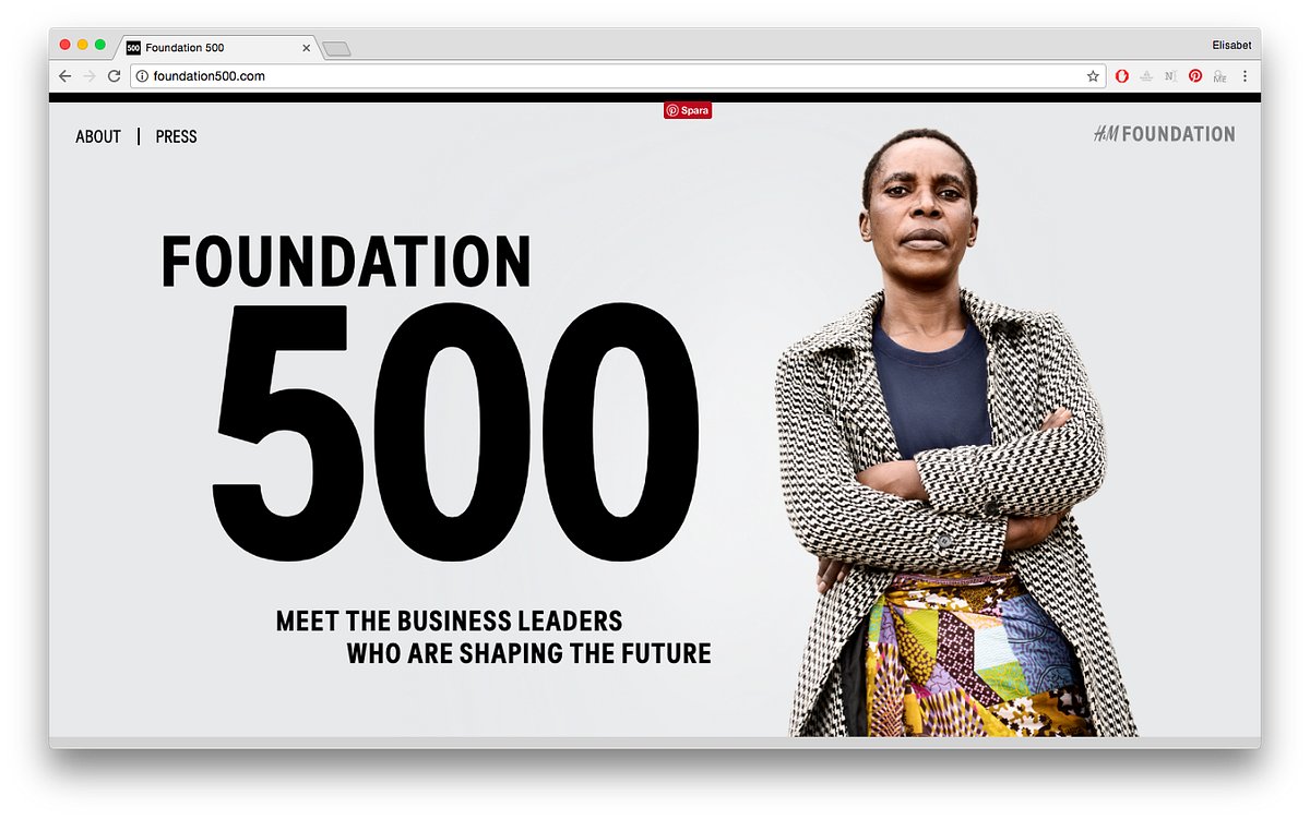 Case: Foundation 500 by Volontaire.com for H&M Foundation | by Samuel ...