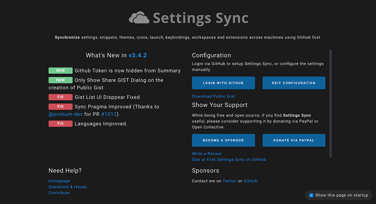 VS Code Settings Sync(下載設定) - Susan Blog - Medium
