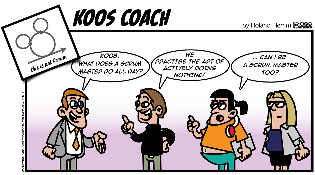 Koos Coach Comic: Actively doing nothing | by Roland Flemm | Serious ...