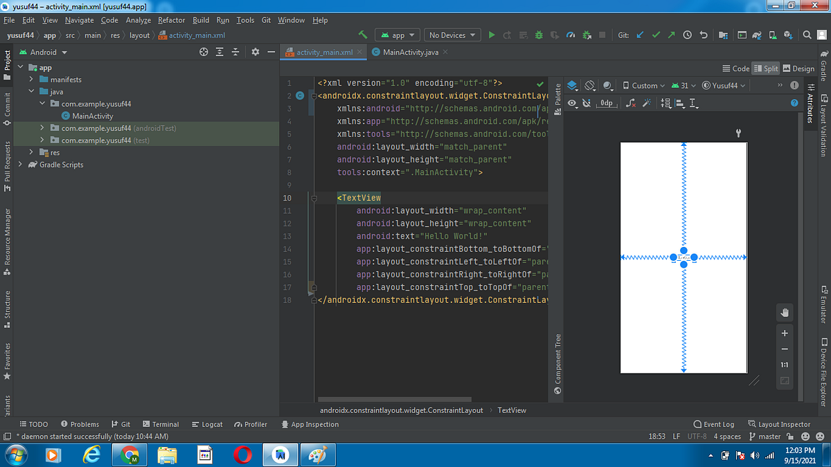 CARA UPDATE PROJECT ANDROID STUDIO KE GITHUB : | by Yusufmuhammad | Medium