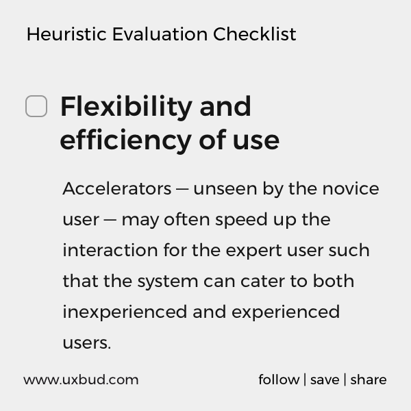 Heuristic Evaluation Checklist for UI Design | by Uxbud | Medium