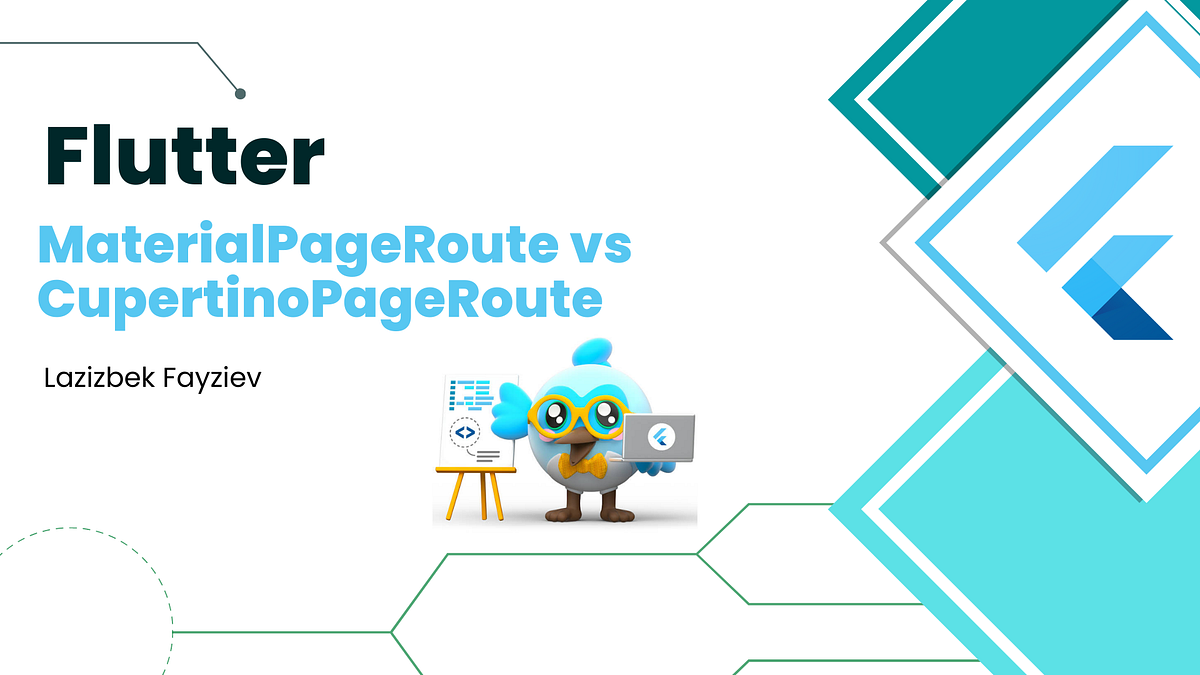 Responsive Routing in Flutter. MaterialPageRoute vs CupertinoPageRoute in one App. | by Lazizbek ...