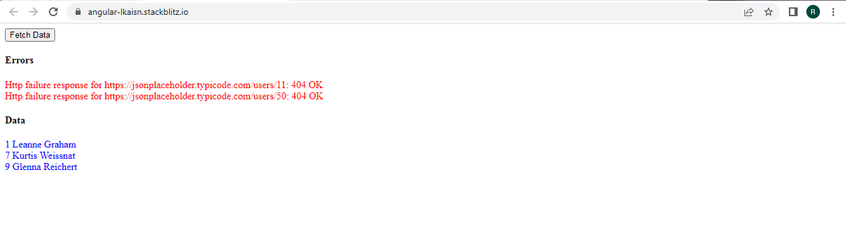 Angular Prevent Loss Of Data In Forkjoin Operator When Few Of The Multiple Inner Observables