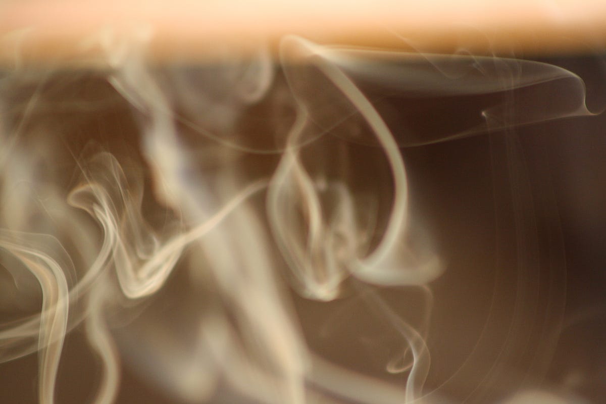 Smoke in a Sunbeam. The beauty of the present is like a… | by Ash | Medium