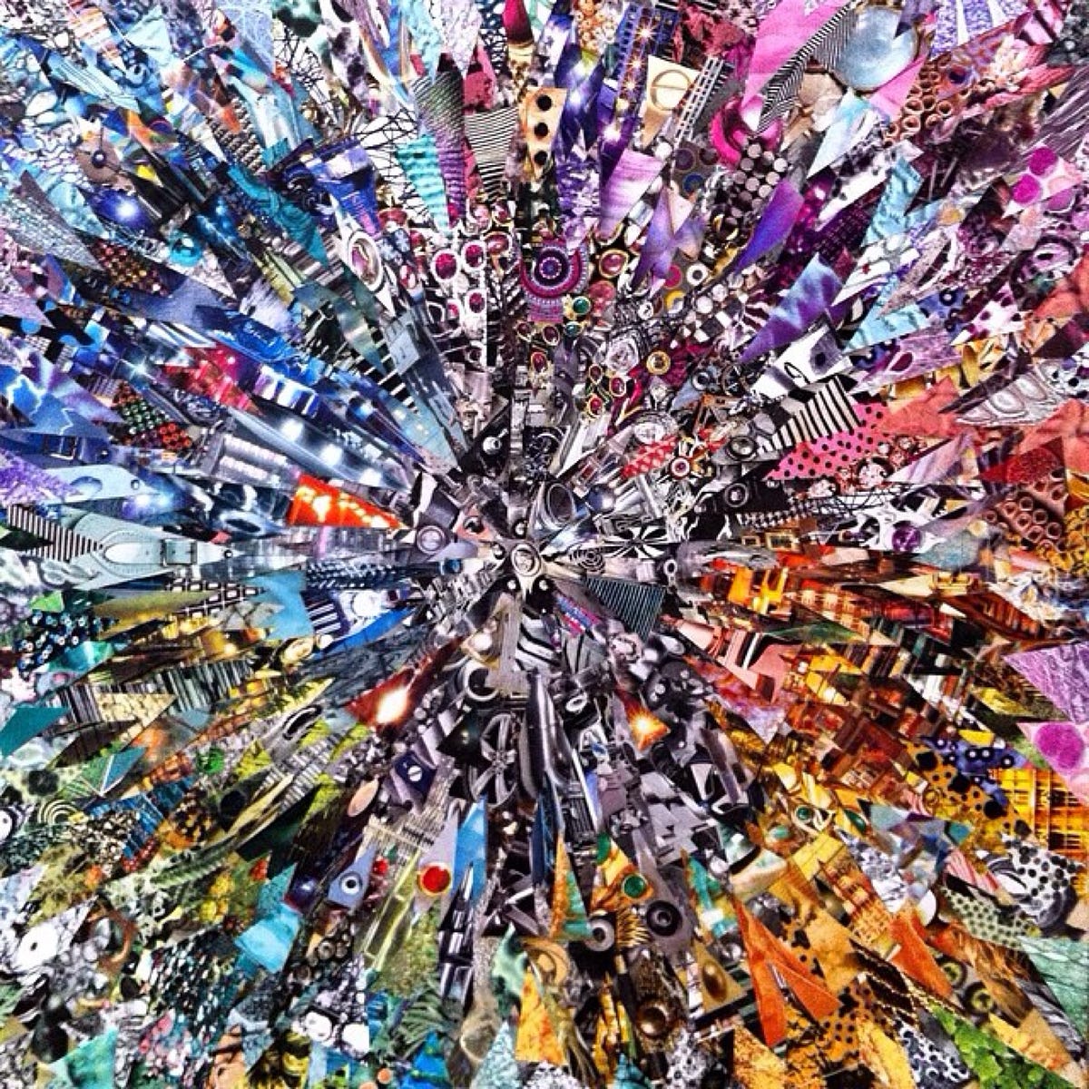 Abstract Collage Art I Started Making Collages About 3 Years By
