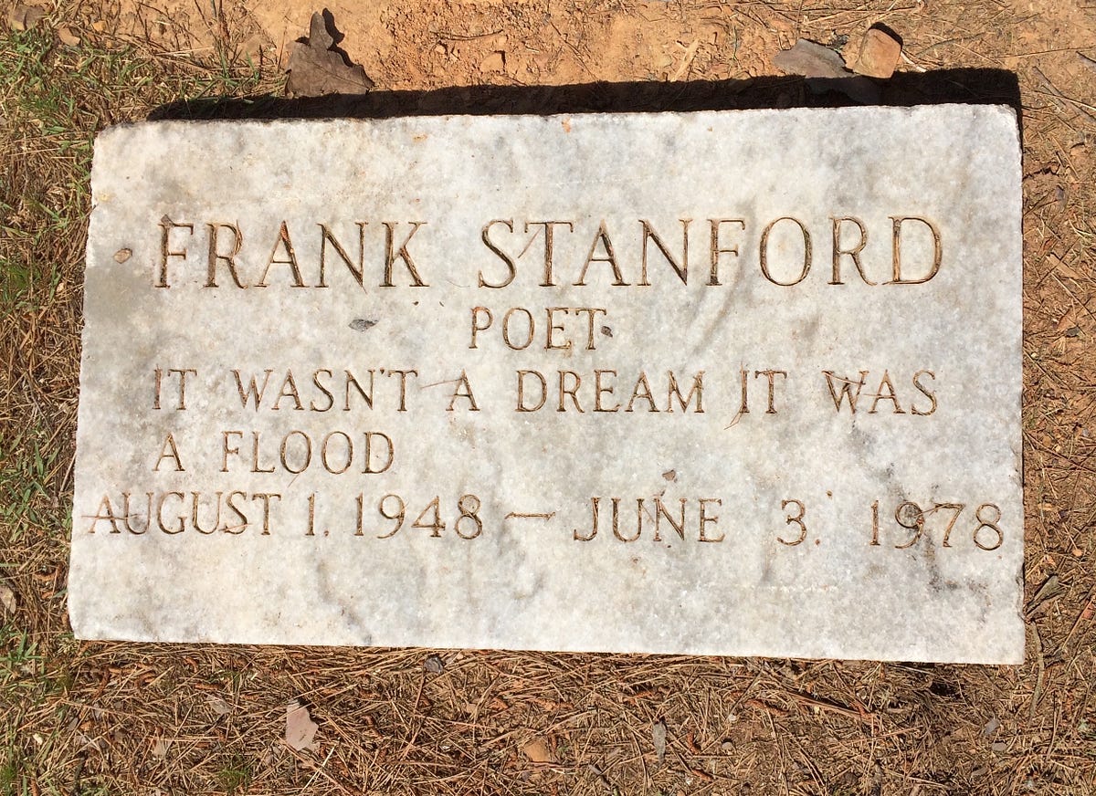 Frank Stanford: In Leenus Orth’s Words | by Ata Moharreri | Medium