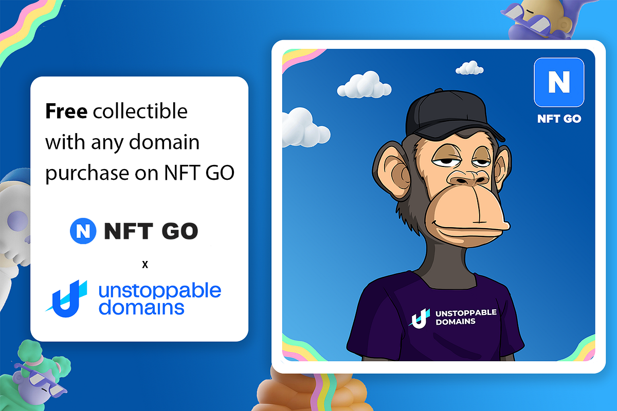 Free Collectible with any Unstoppable Domain Purchase on NFT GO🎉 | by NFT GO | Dec, 2022 | Medium