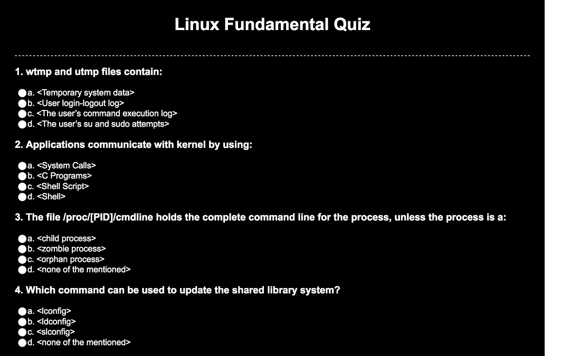 Linux Fundamental Quiz Linux Fundamental Quiz To Test Your By Prashant Lakhera Devops