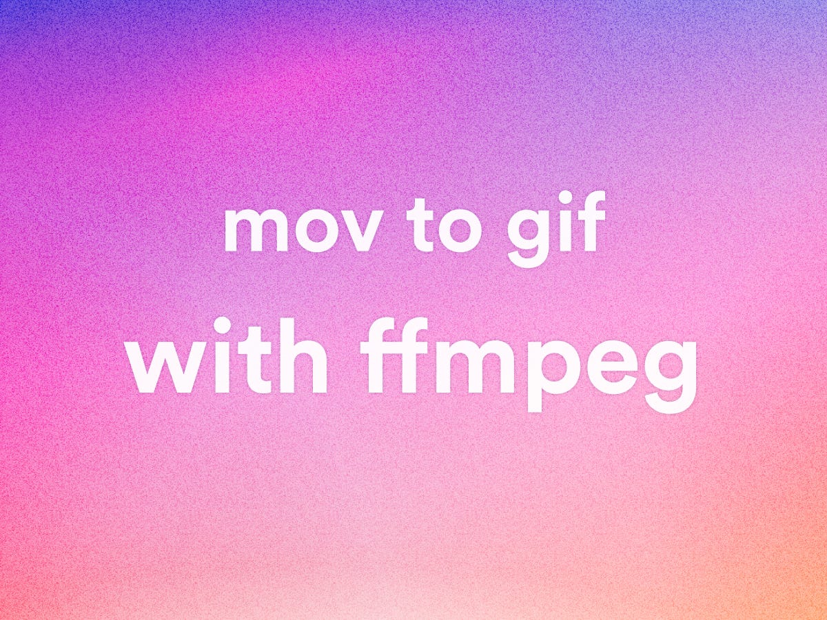ffmpeg로 gif 변환 쉽게 하기. 사용하지 않던 이전의 삶으로 다시 돌아갈 수 없어.. | by Hyejin Kim | Medium