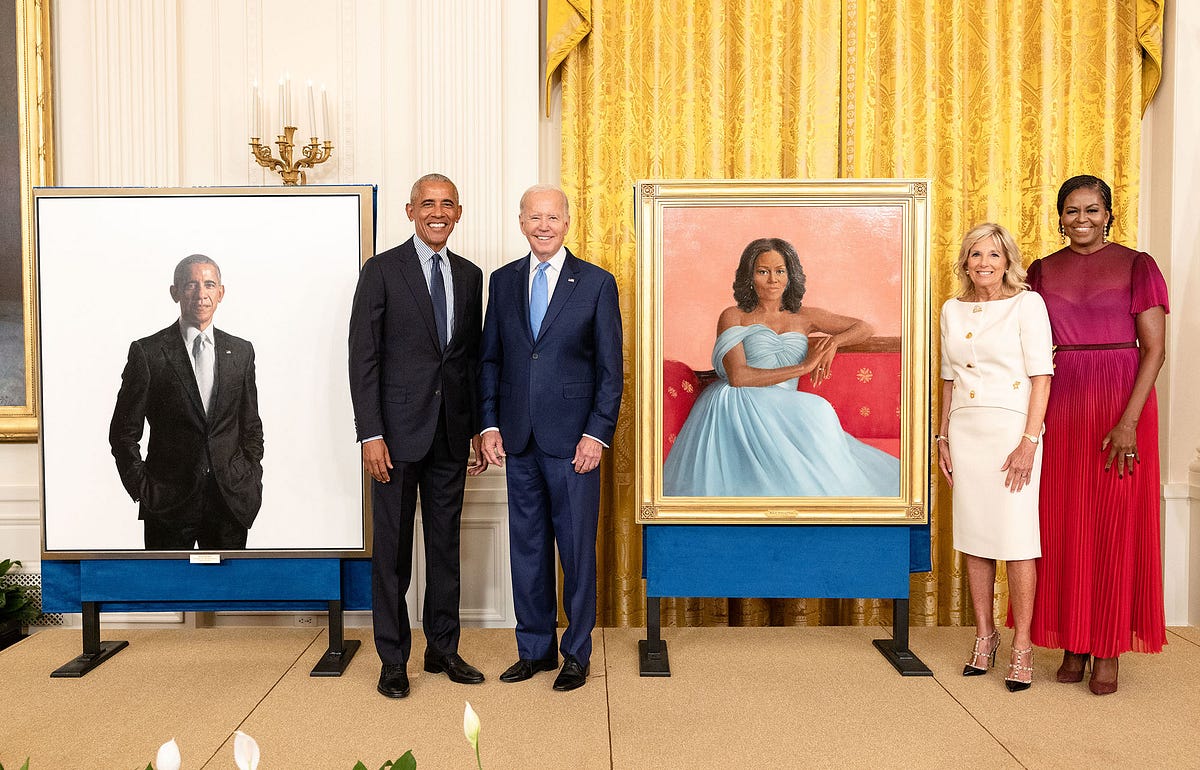 Back at the White: The Unveiling of Our Official Portraits | by Barack ...