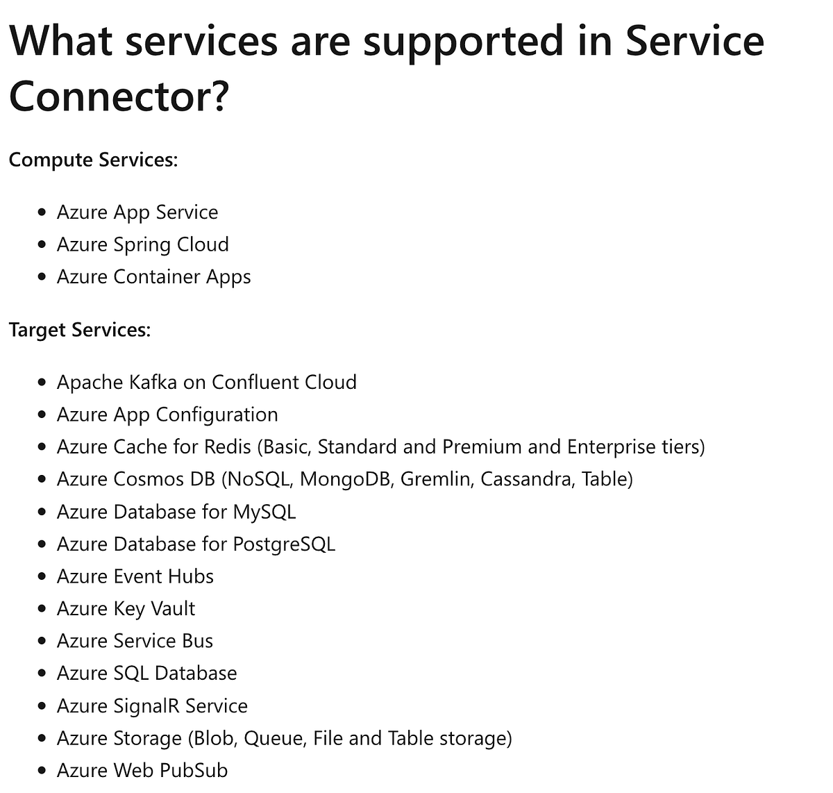 Using Service Connector with Java on Azure | Medium