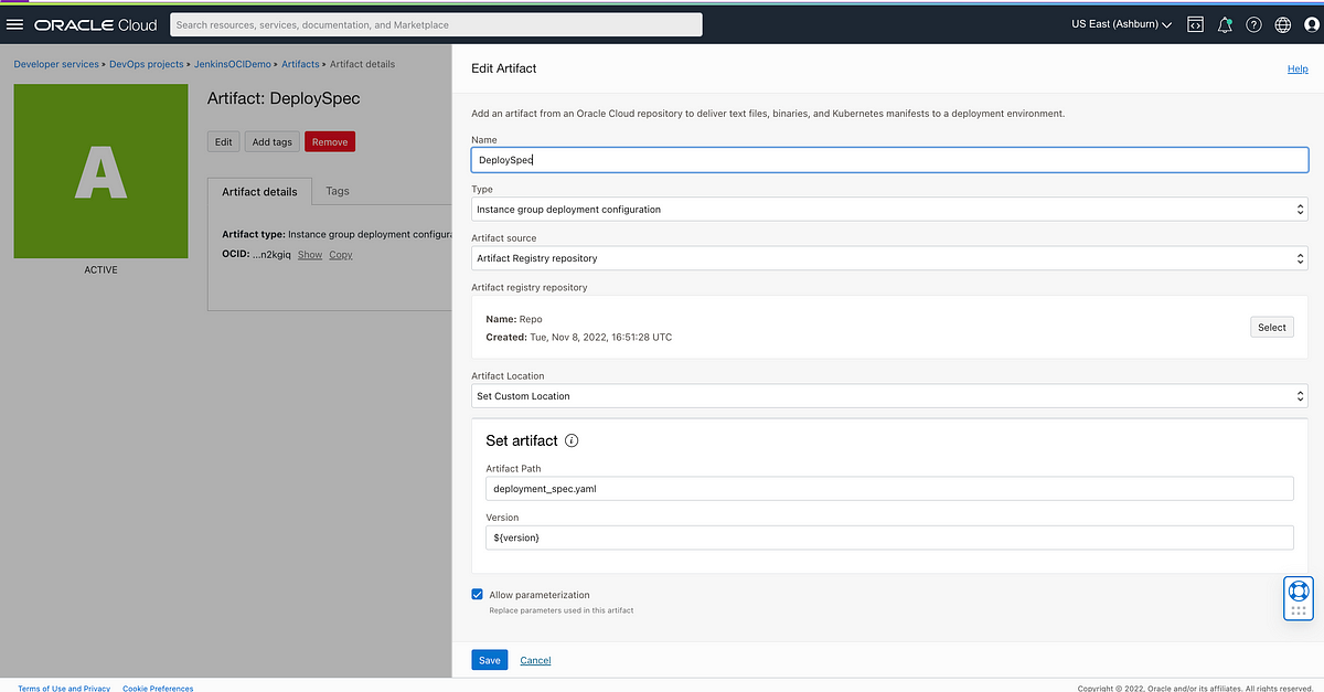 Use Oci Devops Plugin In Jenkins To Store Artifacts In Oracle Cloud By Saipriya Thirvakadu