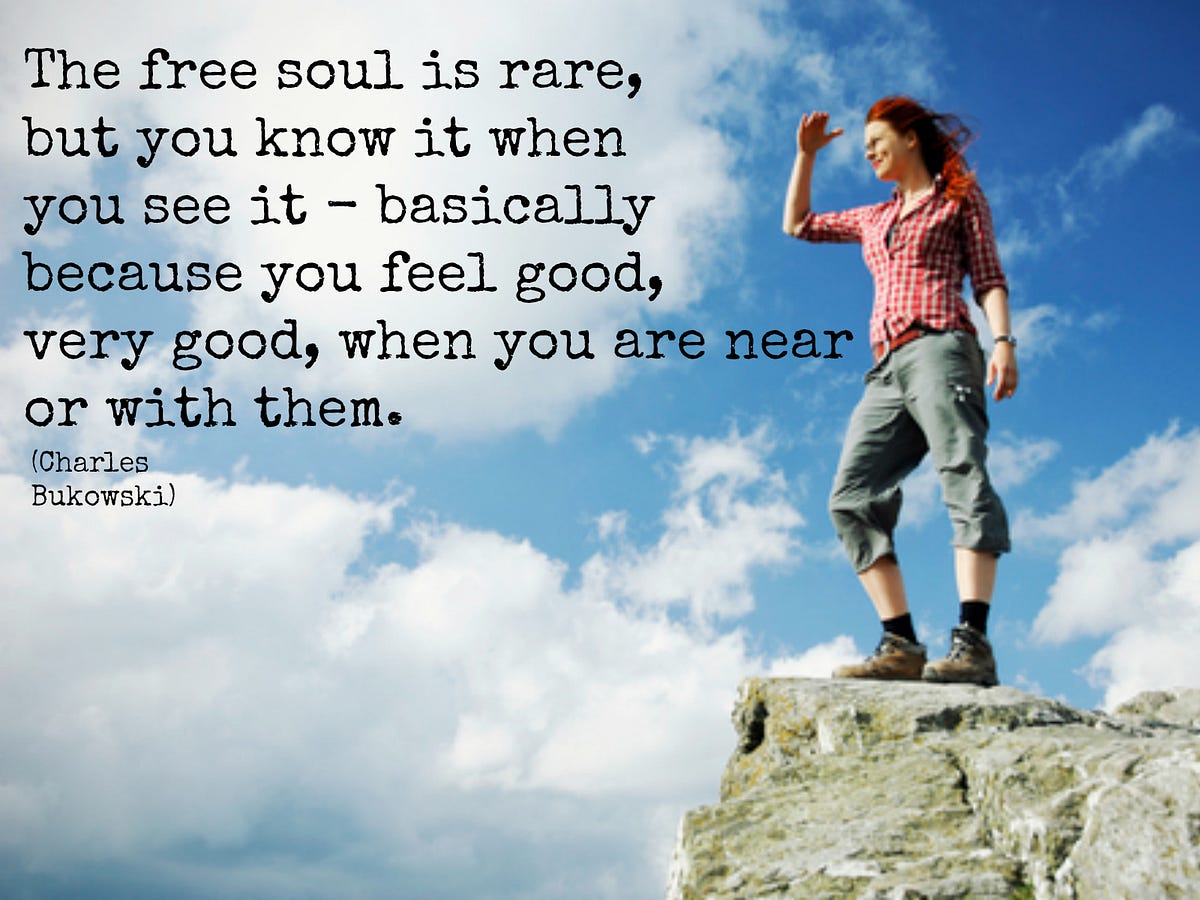 A free soul. Freedom is paradoxical. It is innate… | by Richard Ingate ...