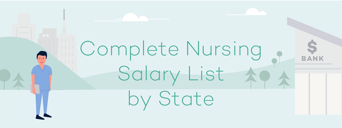 Complete List of Average Nursing and Travel Nursing Salaries by State ...