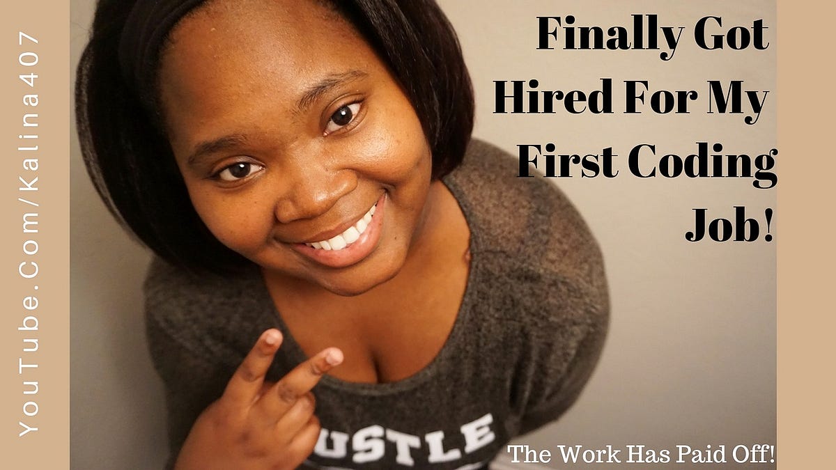 Finally got my first Coding Job!. So, this finally happened for me ...